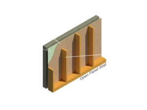 Standard Timber Frame - Open Panel - The Timber Frame Company